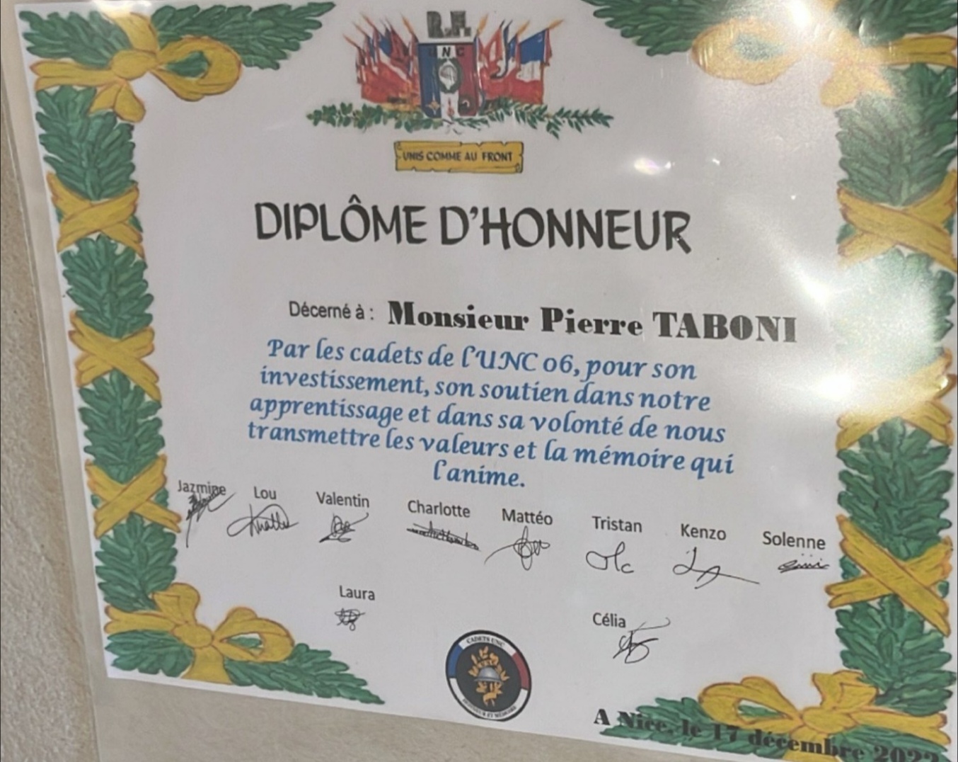 Les cadets de l’UNC06 jouent les pères Noël — Union Nationale des ...